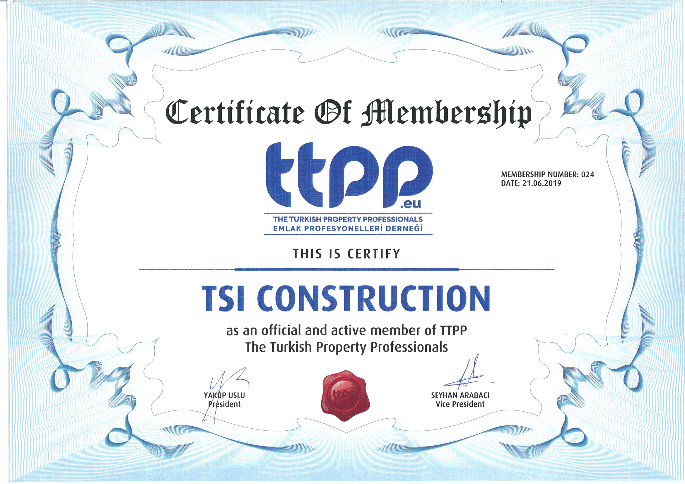 Our Company – TSI YAPI